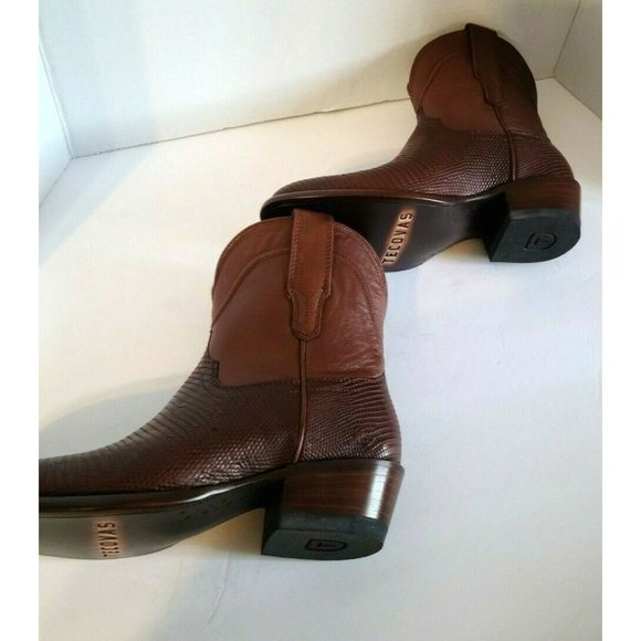 Tecovas | Shoes | Tecovas Casey Leather Bourbon Lizard Cowboy Boots ...